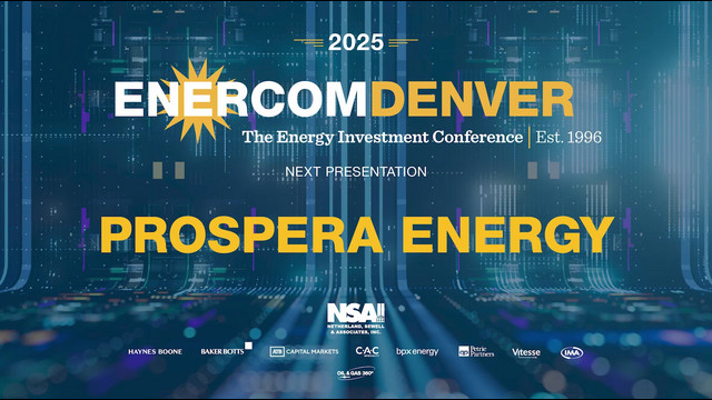 Exclusive: Prospera Energy at EnerCom Denver - The Energy Investment ...